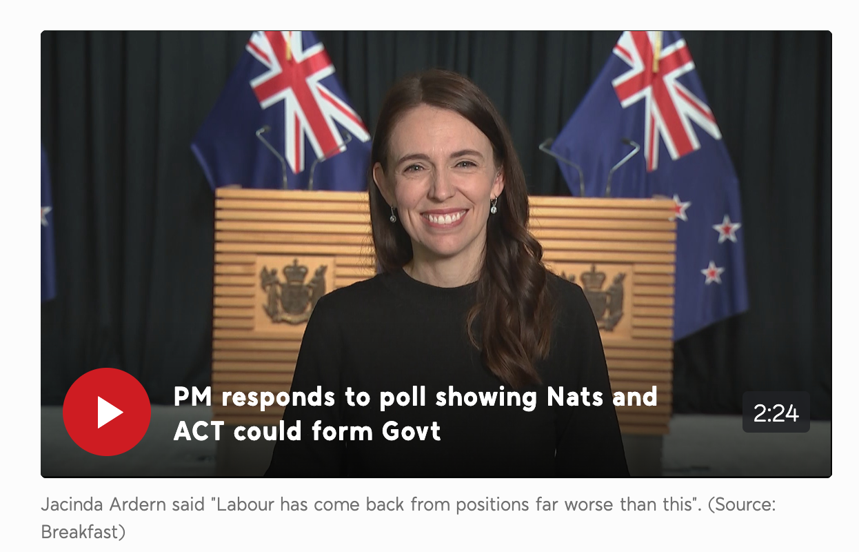 工党民调结果惨淡 Ardern回应说“更差的也都见过”_天维新闻频道 - Skykiwi.com
